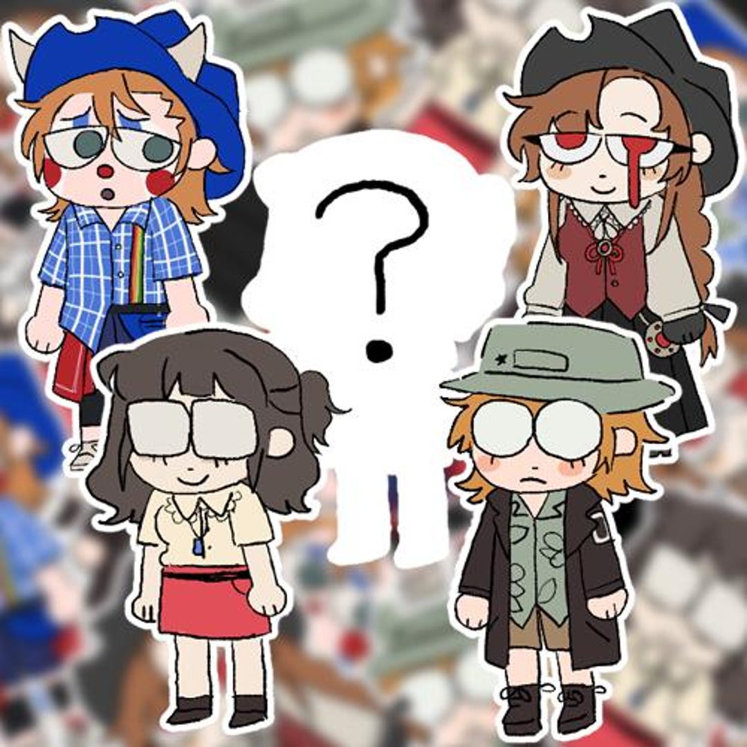 ORIGINAL CHARACTER OC Sticker - Custom Character or Ship Sticker - Etsy