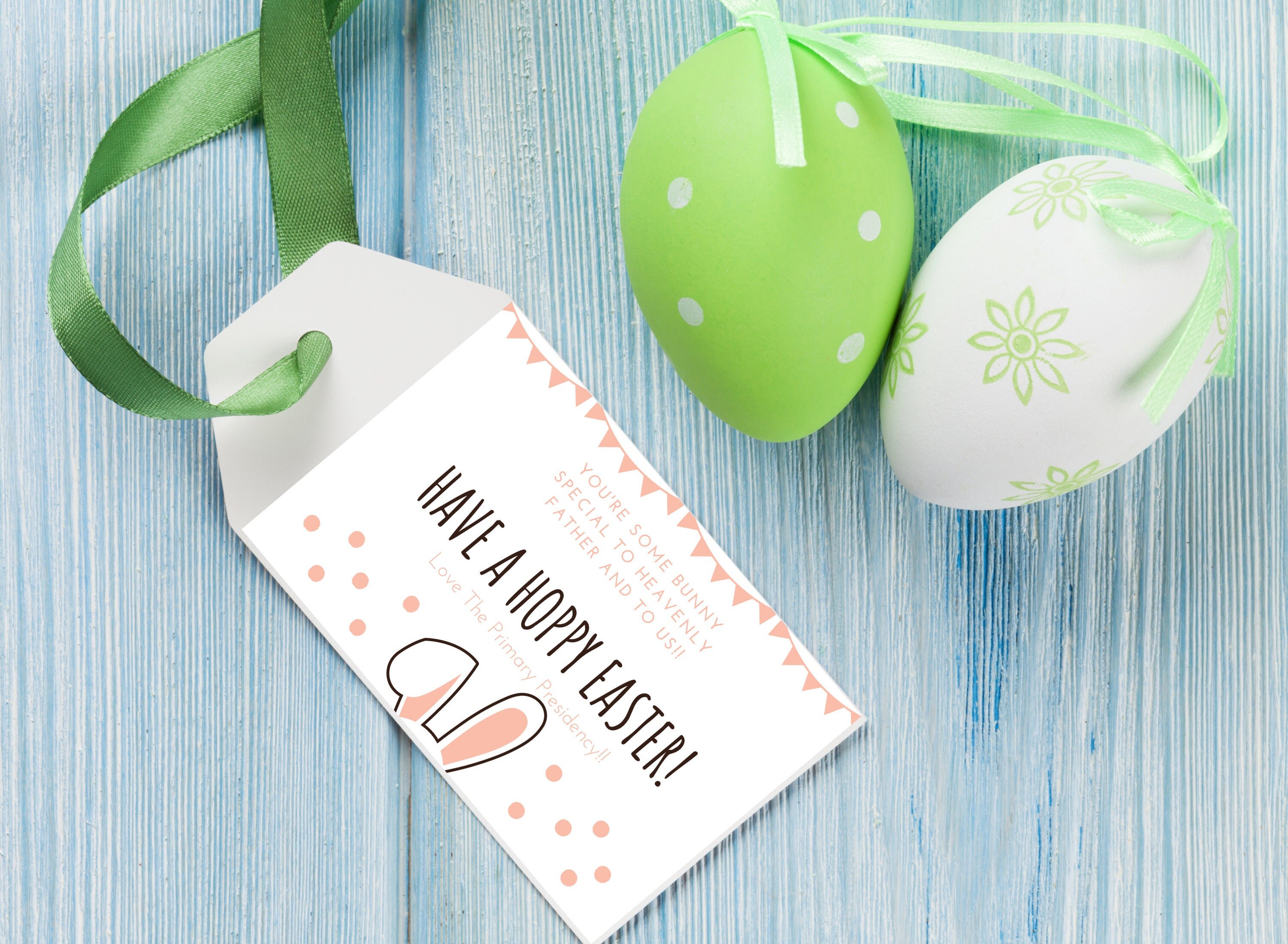 Easter Printable Gifts, LDS Gift Tags, Easter Handout, Primary Easter ...