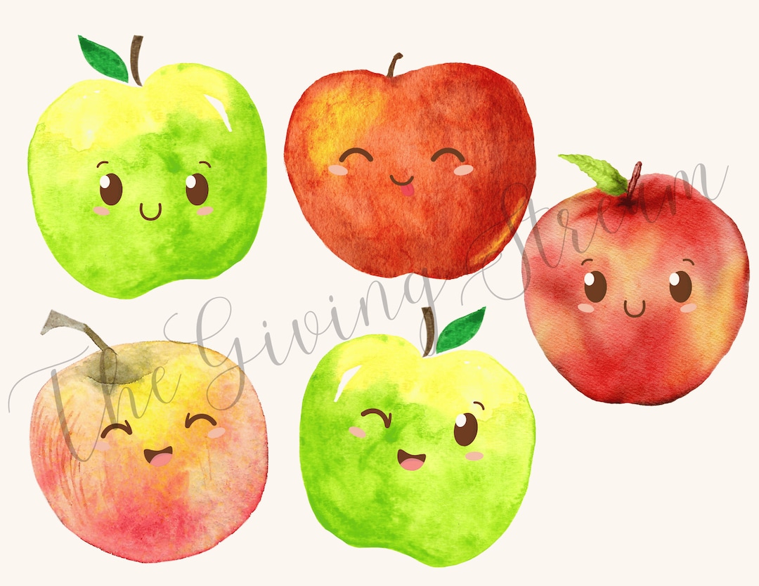 5 Little Apples Flannel Board - Etsy