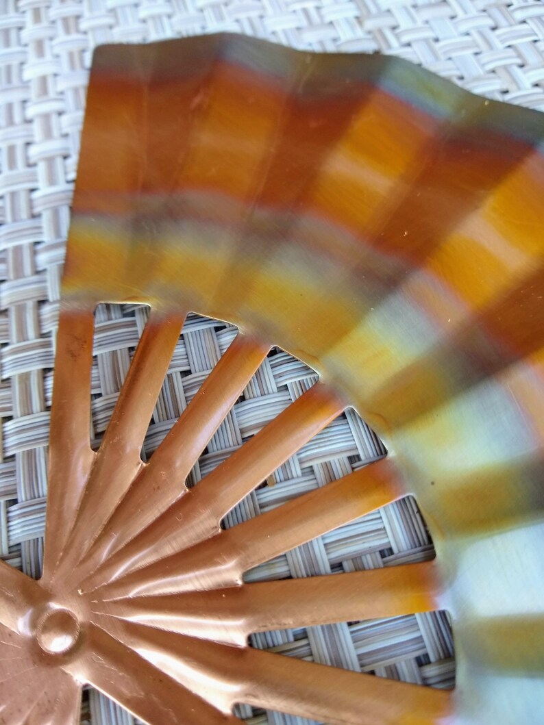 New in Box Homco Solid Copper Fans Wall Decor - 1970’s - Etsy