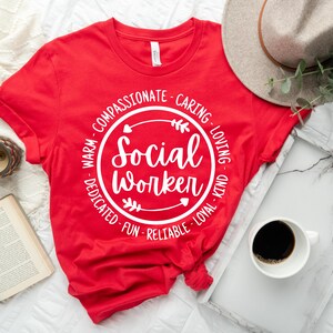 Social Worker Shirt Social Worker Gift School Social Worker - Etsy
