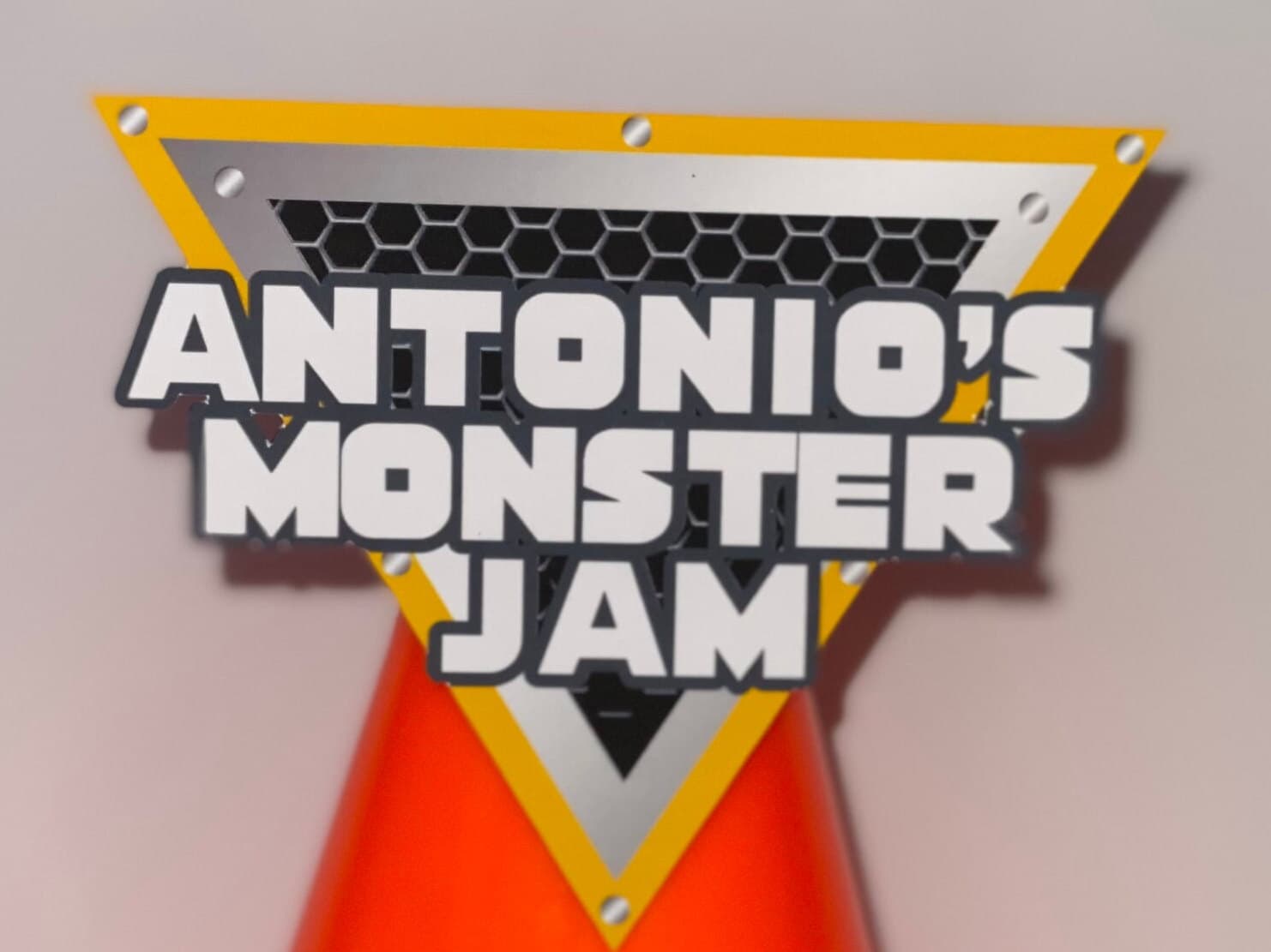 Personalized Monster Jam Logos Monster Jam Centerpieces - Etsy