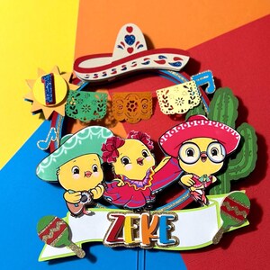 Canticos Fiesta Inspired Cake Topper Canticos Birthday Chicks Party - Etsy