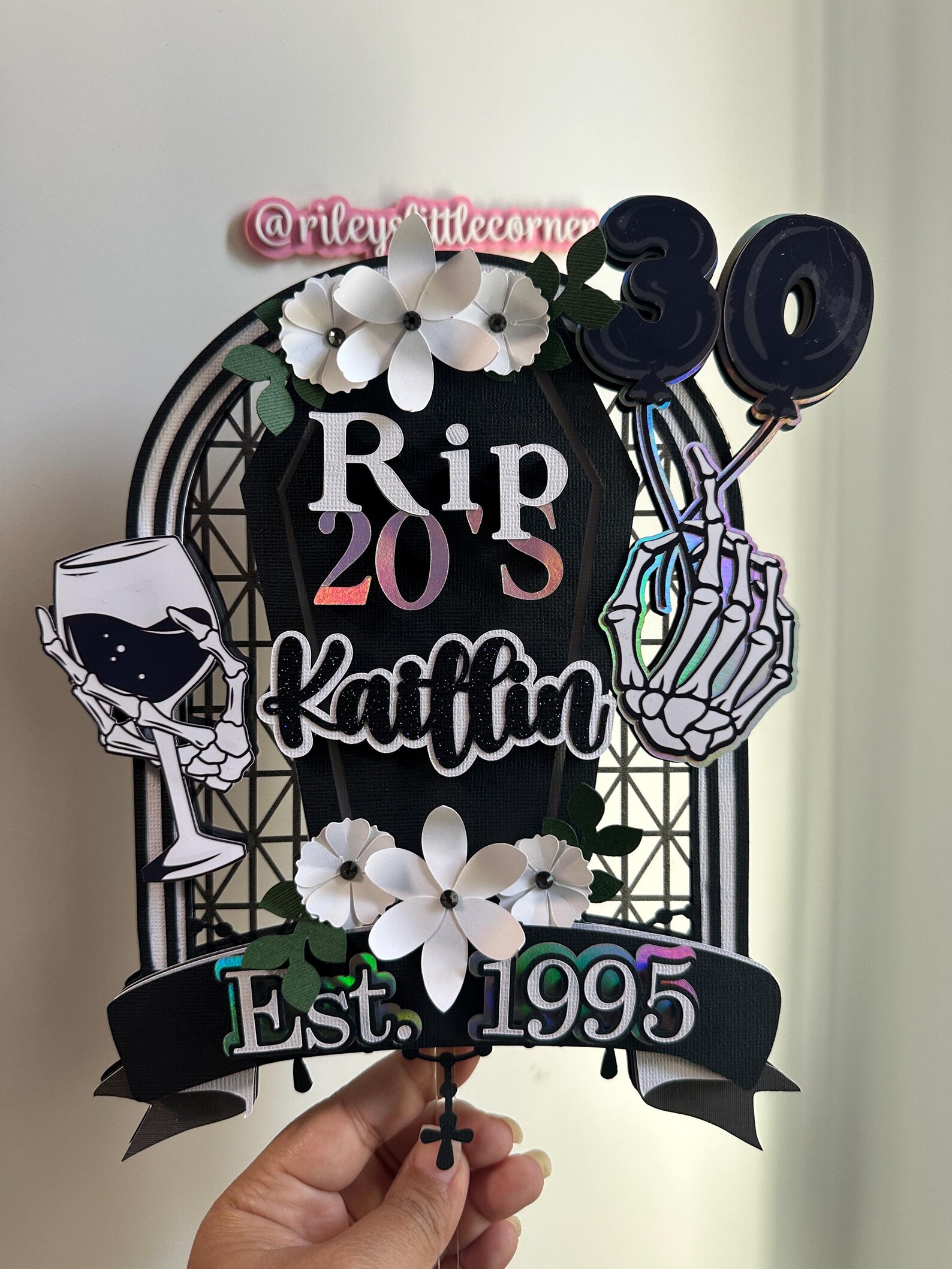 Rip Twenties Cake Topper: Hello 30 Party Decor - Etsy