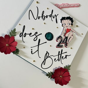Custom Graduation Cap Topper: Personalized Paper Flower Design - Etsy