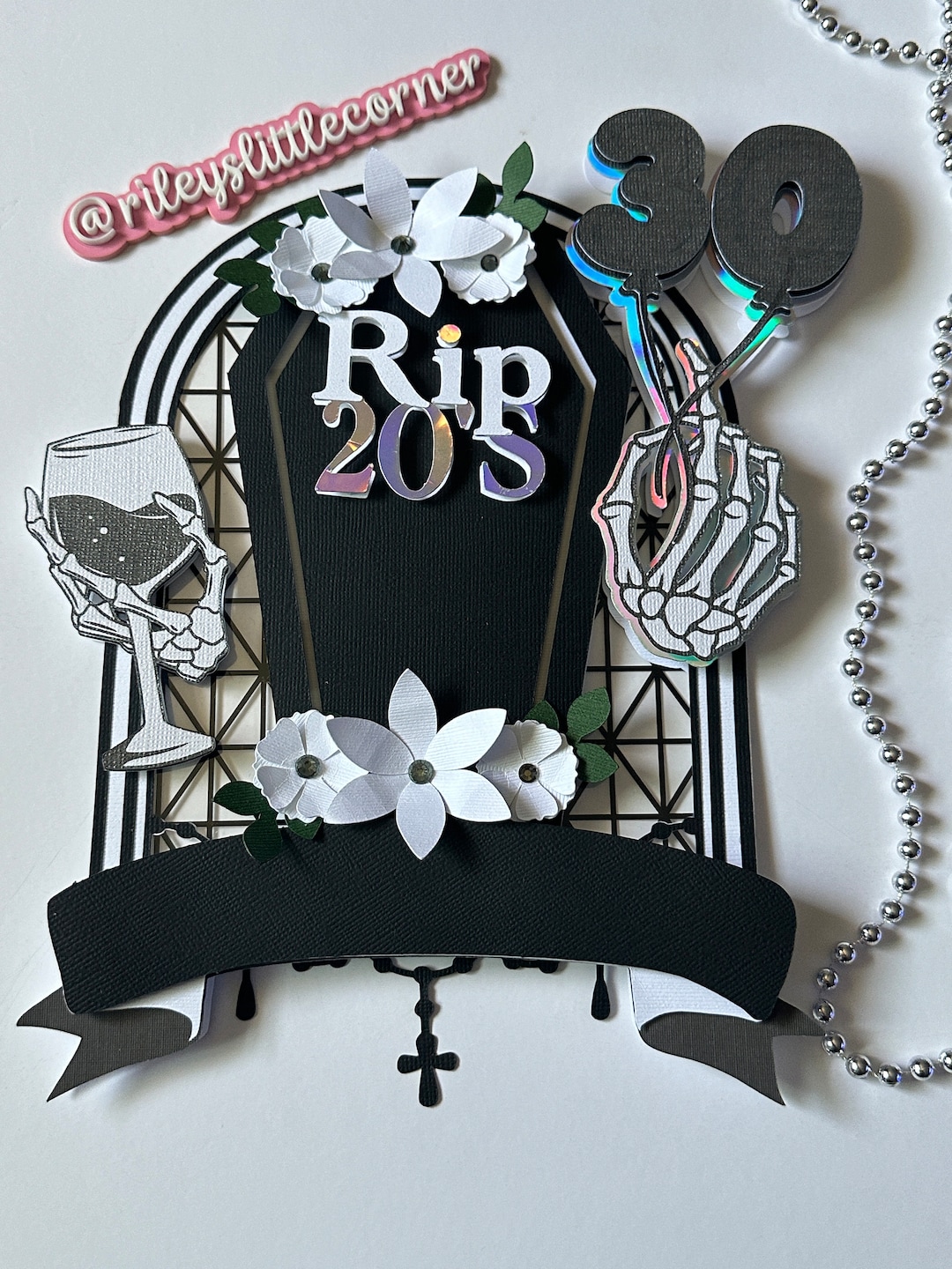 Rip Twenties Cake Topper: Hello 30 Party Decor - Etsy