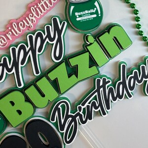 Buzzballz Inspired Cake Topper Buzzin Birthday Tequila Party Buzzballz ...