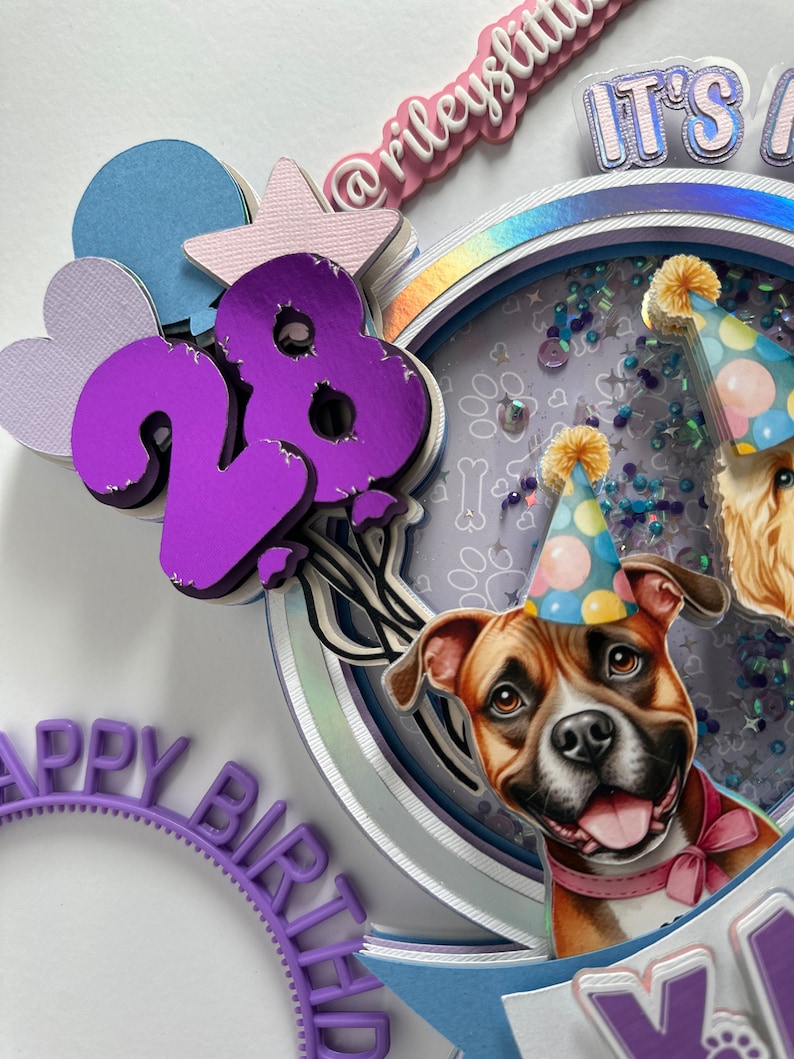 Labradoodle Dog Birthday Cake Topper: Custom Puppy Party Decor - Etsy