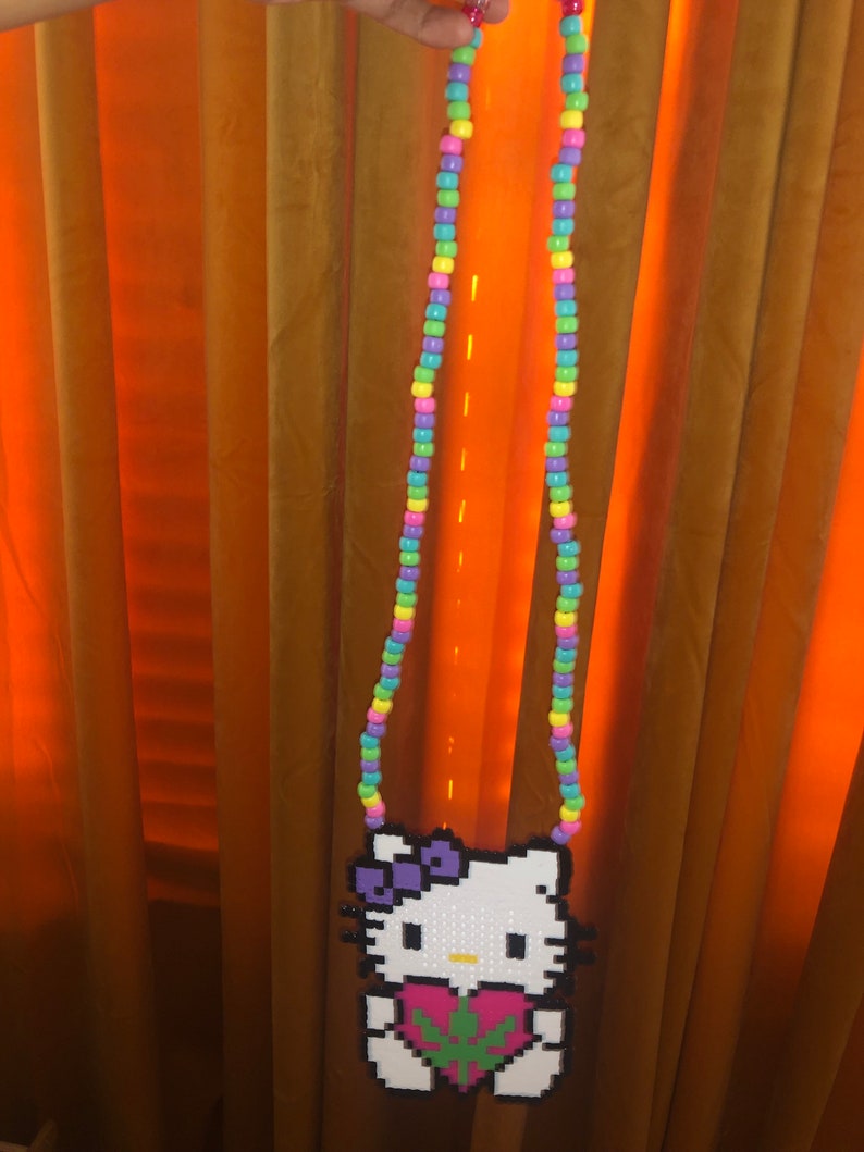 Kush Kitty Perler - Etsy