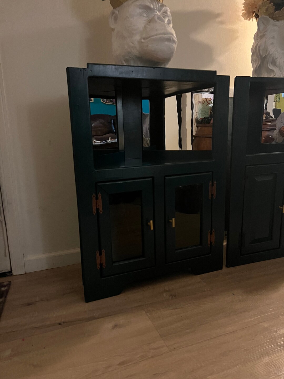 Teal Corner Cabinets - Etsy