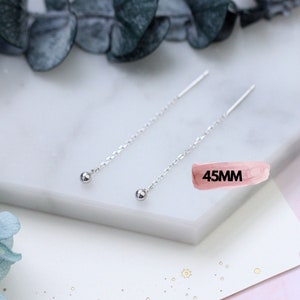 Long Dangling Earrings Drop Chain Earrings Long Chain - Etsy