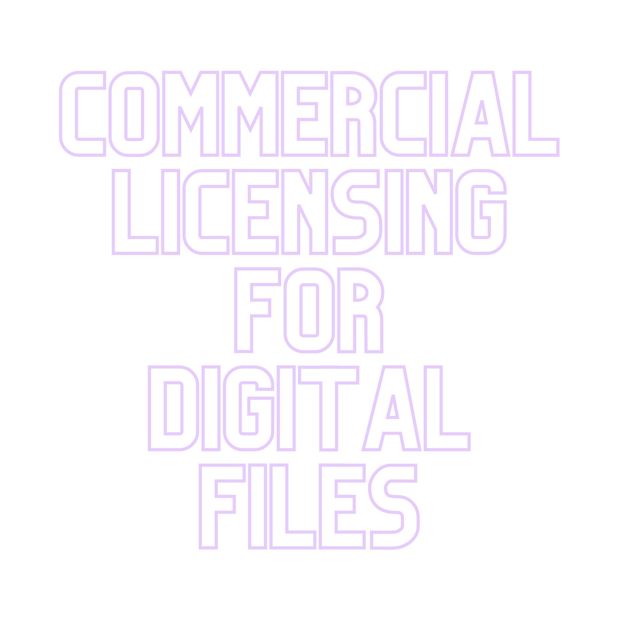 Commercial Licensing for 1 Digital File - Etsy