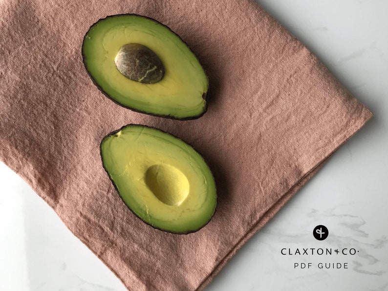 Avocado Dye Digital Guide - Etsy