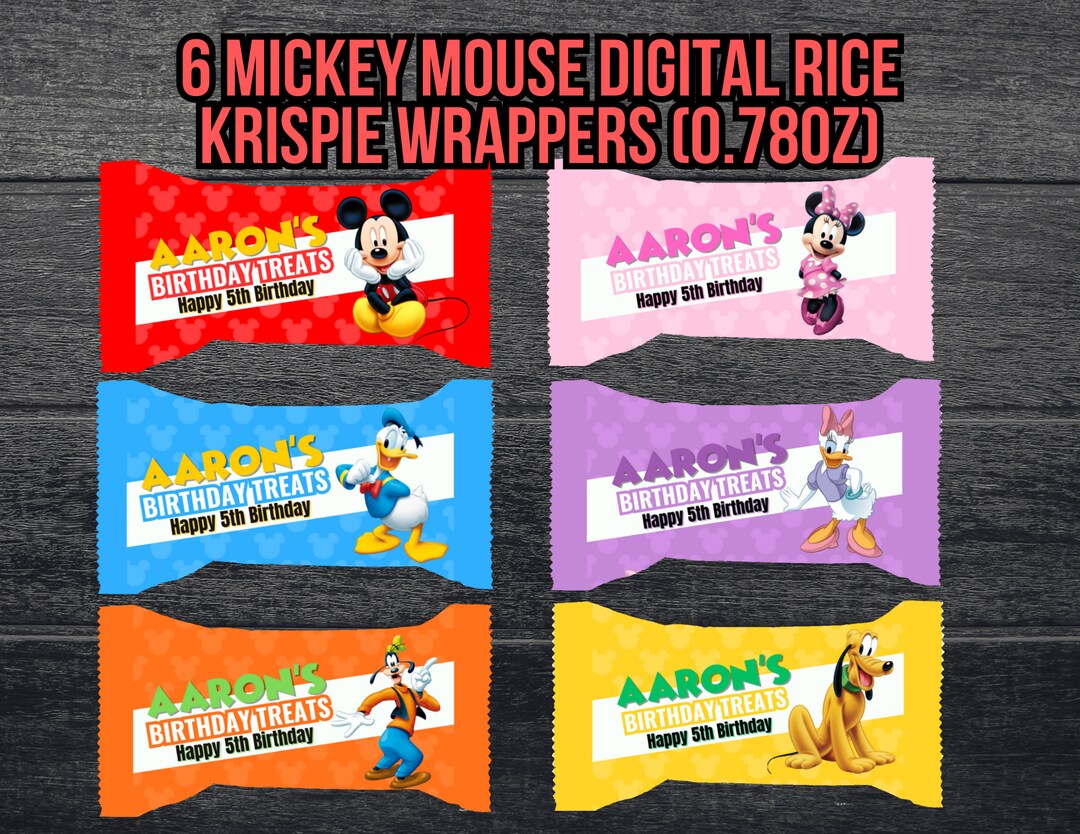 Mickey Mouse Rice Krispies Wrappers, Mickey Mouse Clubhouse, Mickey ...