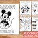 Minnie Mouse Groovy Coloring Pages, Two Groovy Coloring Pages, Groovy ...