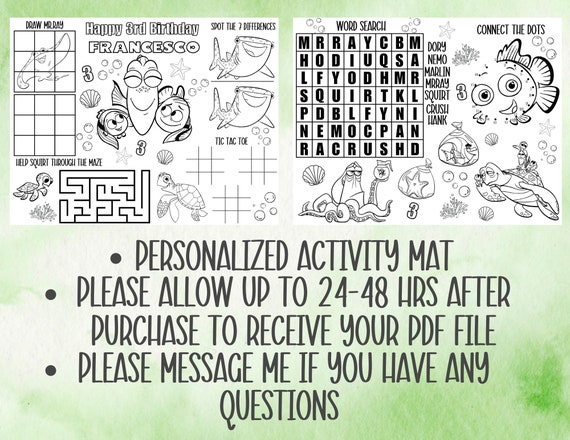 Finding Nemo Mr Ray Coloring Page