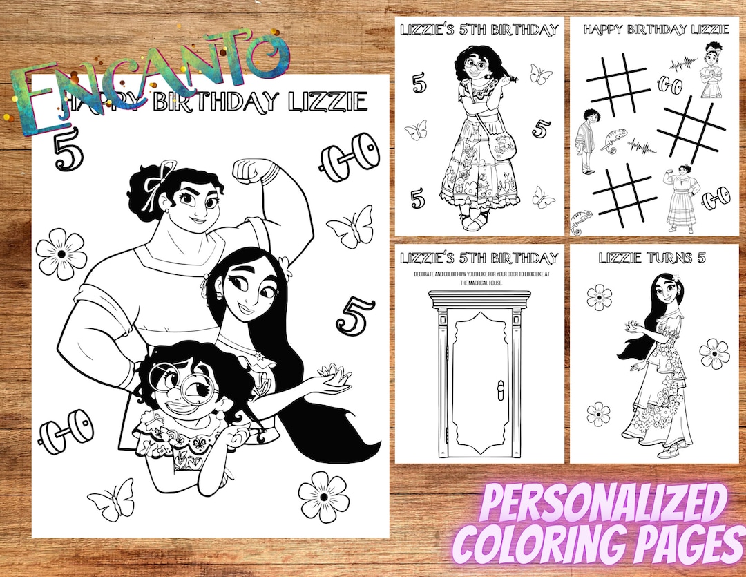 Encanto Coloring Pages - Etsy