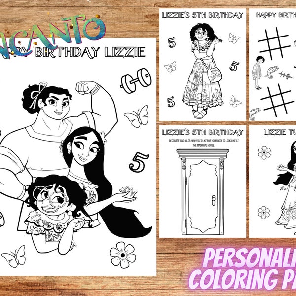 Maribel Coloring Pages - Etsy