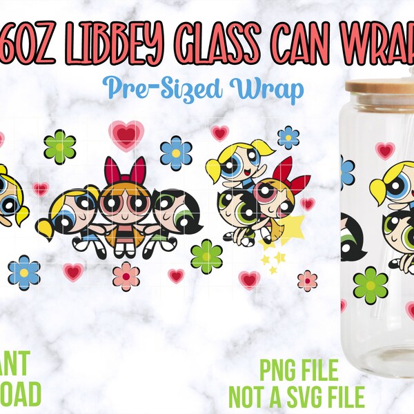 Powerpuff Girl Tumbler Wraps - Etsy