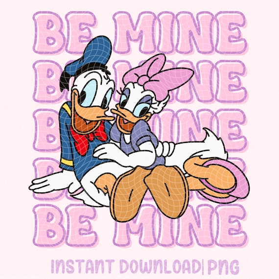 Donald Duck And Daisy Duck Love