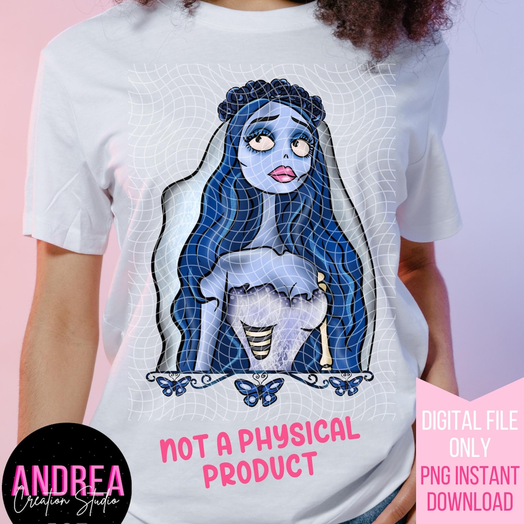 Corpse Bride PNG, Emily Bride PNG, Halloween Png, DTF Transfers ...