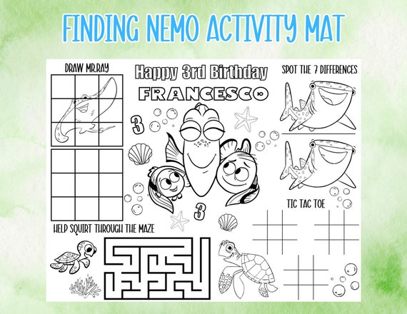 Finding Nemo Mr Ray Coloring Page