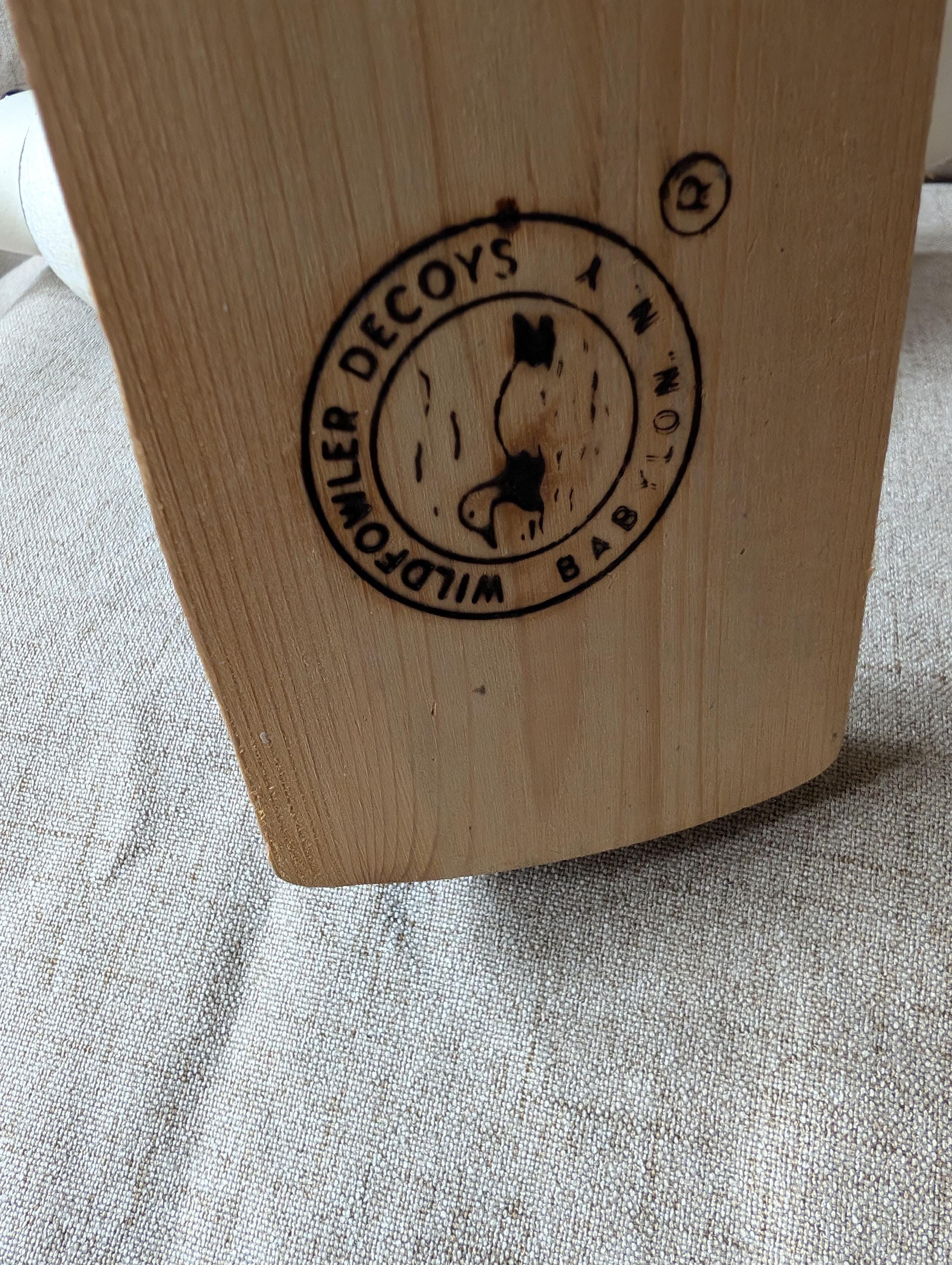 Wildfowler Decoys Plover Bird on a Log - Etsy