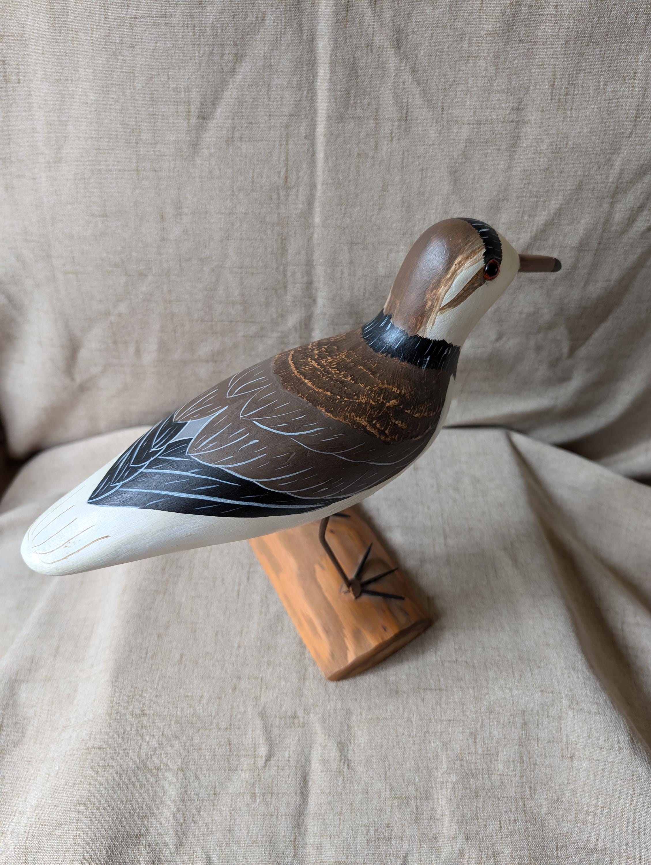 Wildfowler Decoys Plover Bird on a Log - Etsy
