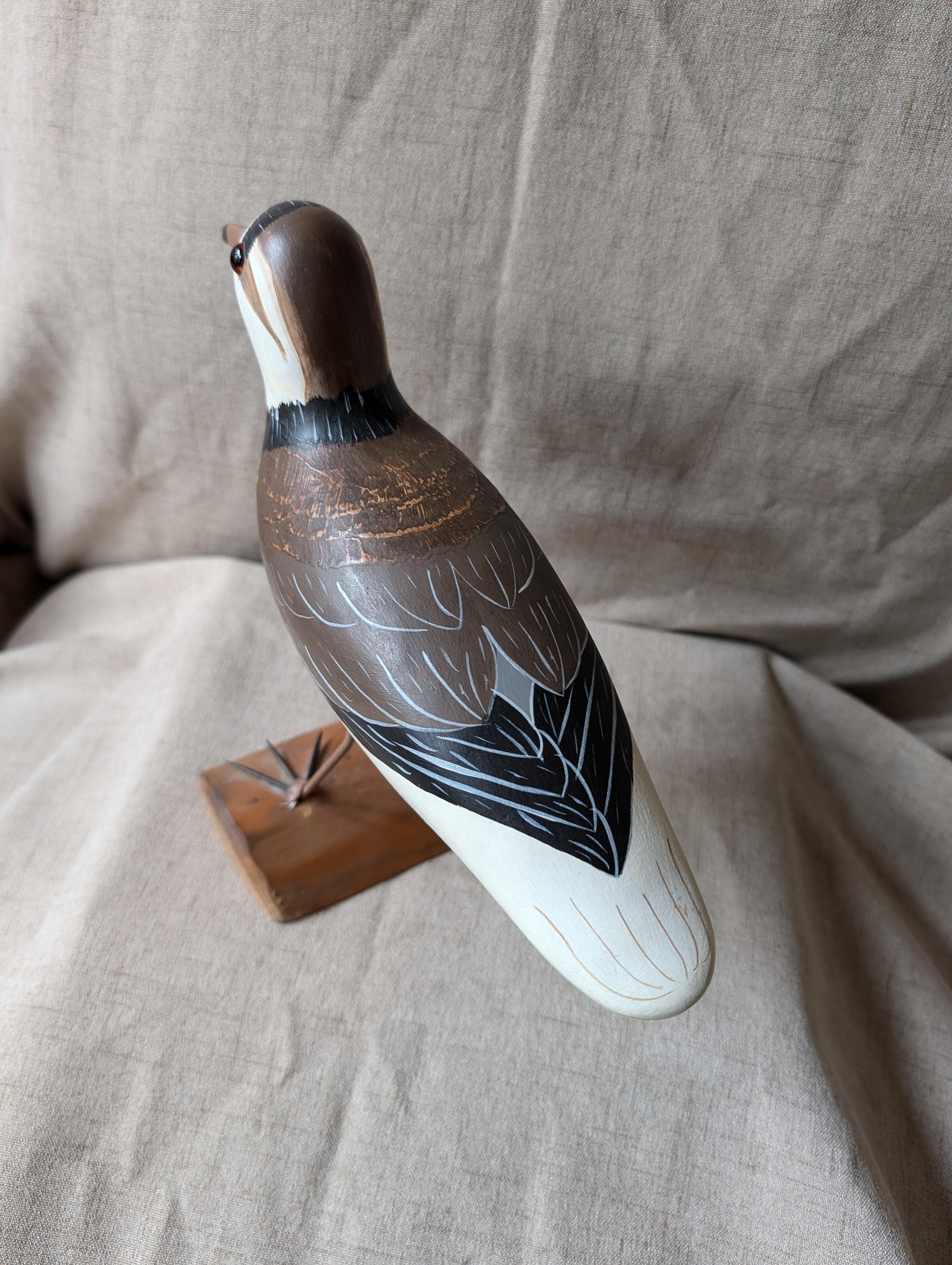 Wildfowler Decoys Plover Bird on a Log - Etsy