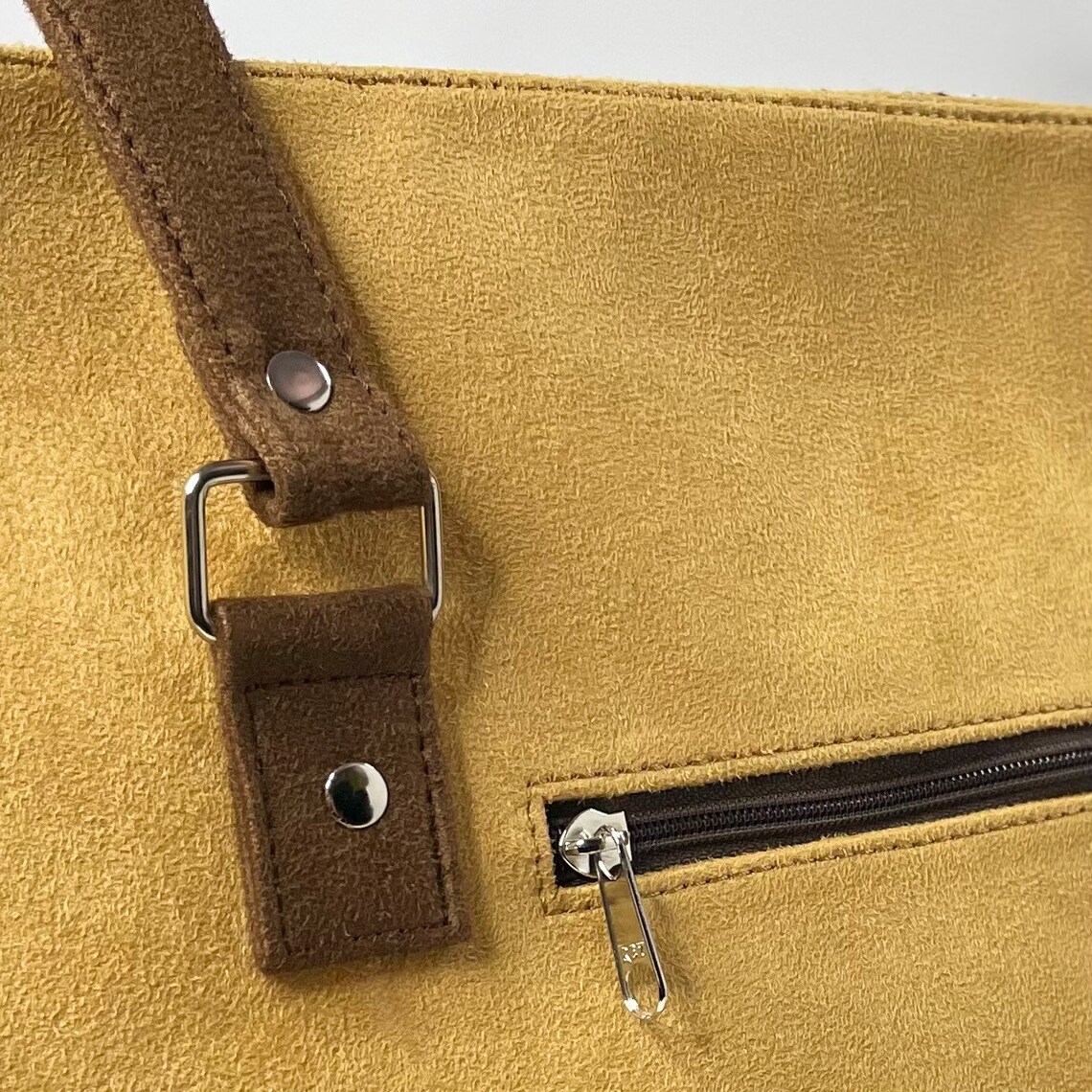 Peruvian Shoulder Bag, Faux Suede Bag, Bag With Zipper, Gift for Women ...