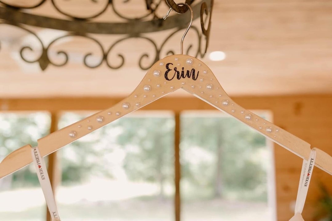 Custom Wedding Hangers - Etsy