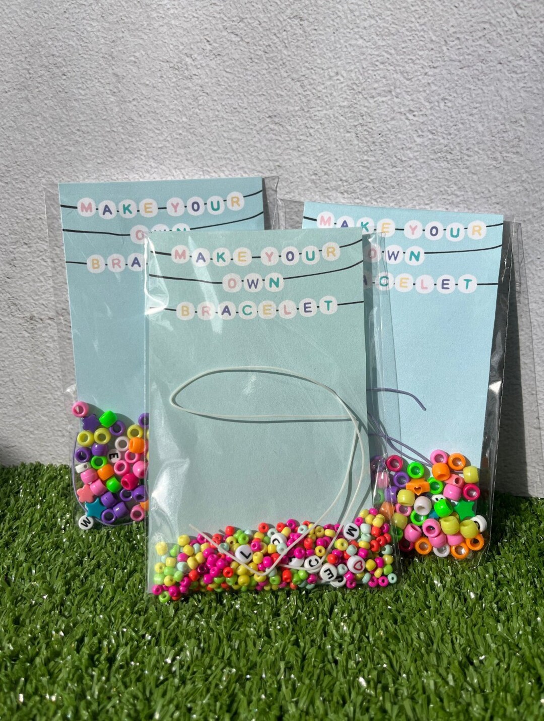 DIY Friendship Bracelet Kit | Birthday Party Favor Custom Letter ...