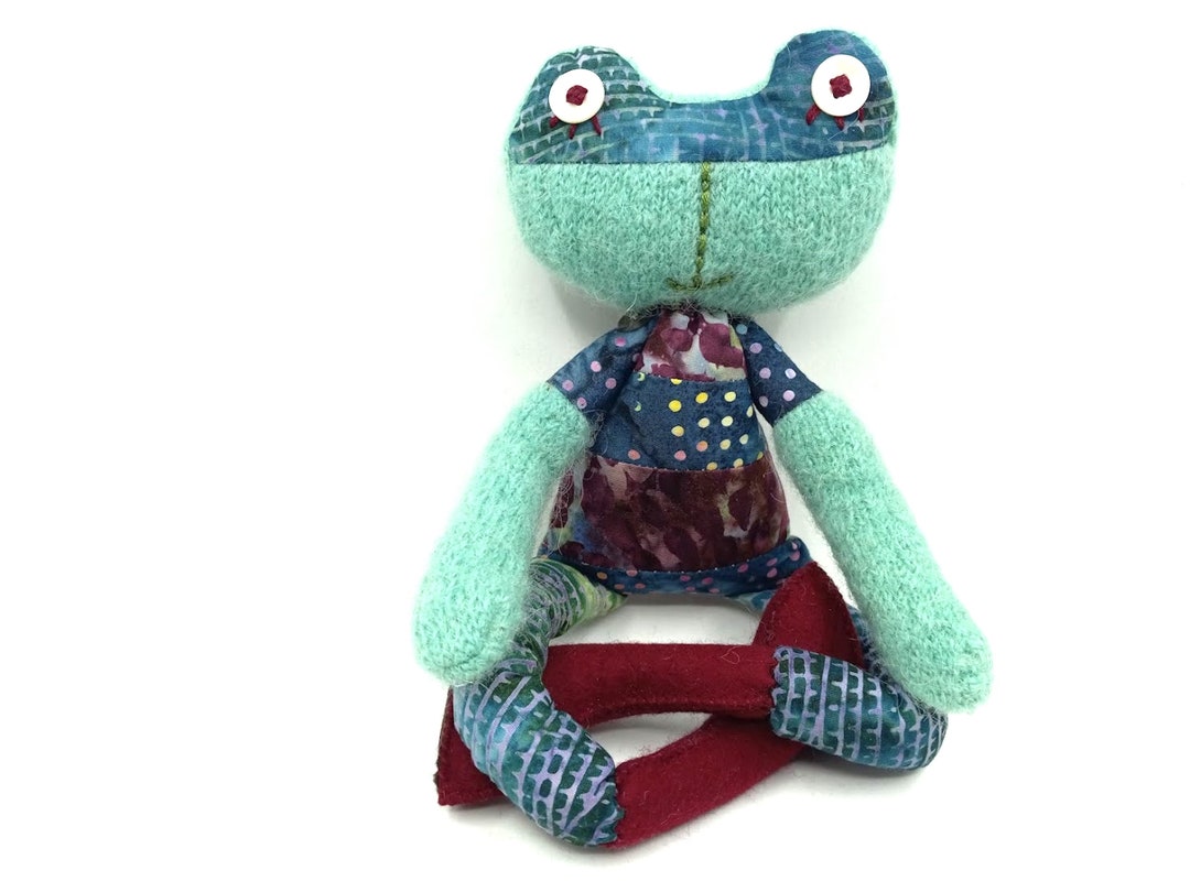 Stuffed Toy Frog - Etsy