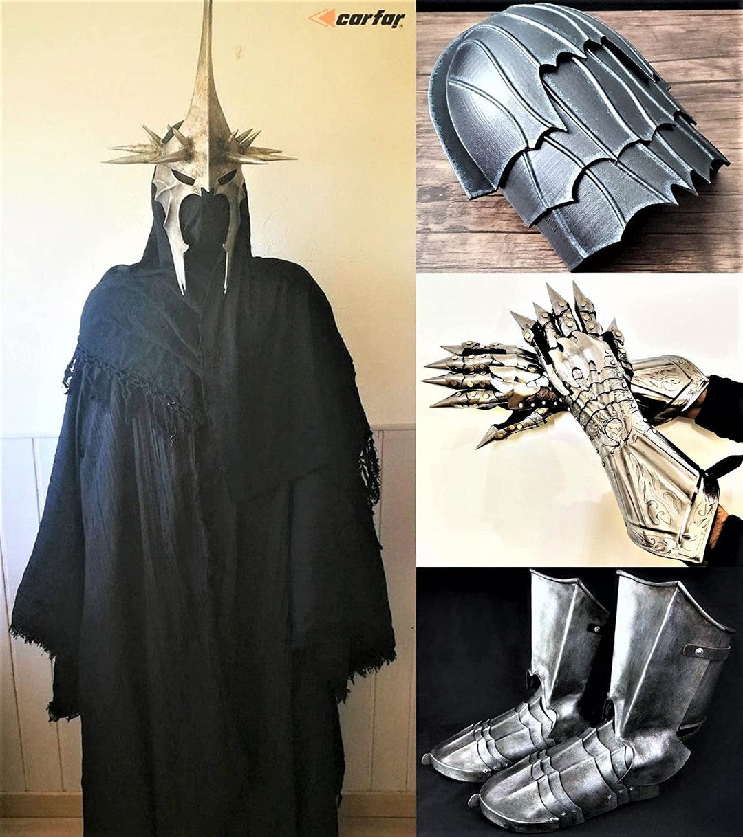 Witch King Full Set Armor, Lord of the Ring Armor, Nazgul Full Body ...