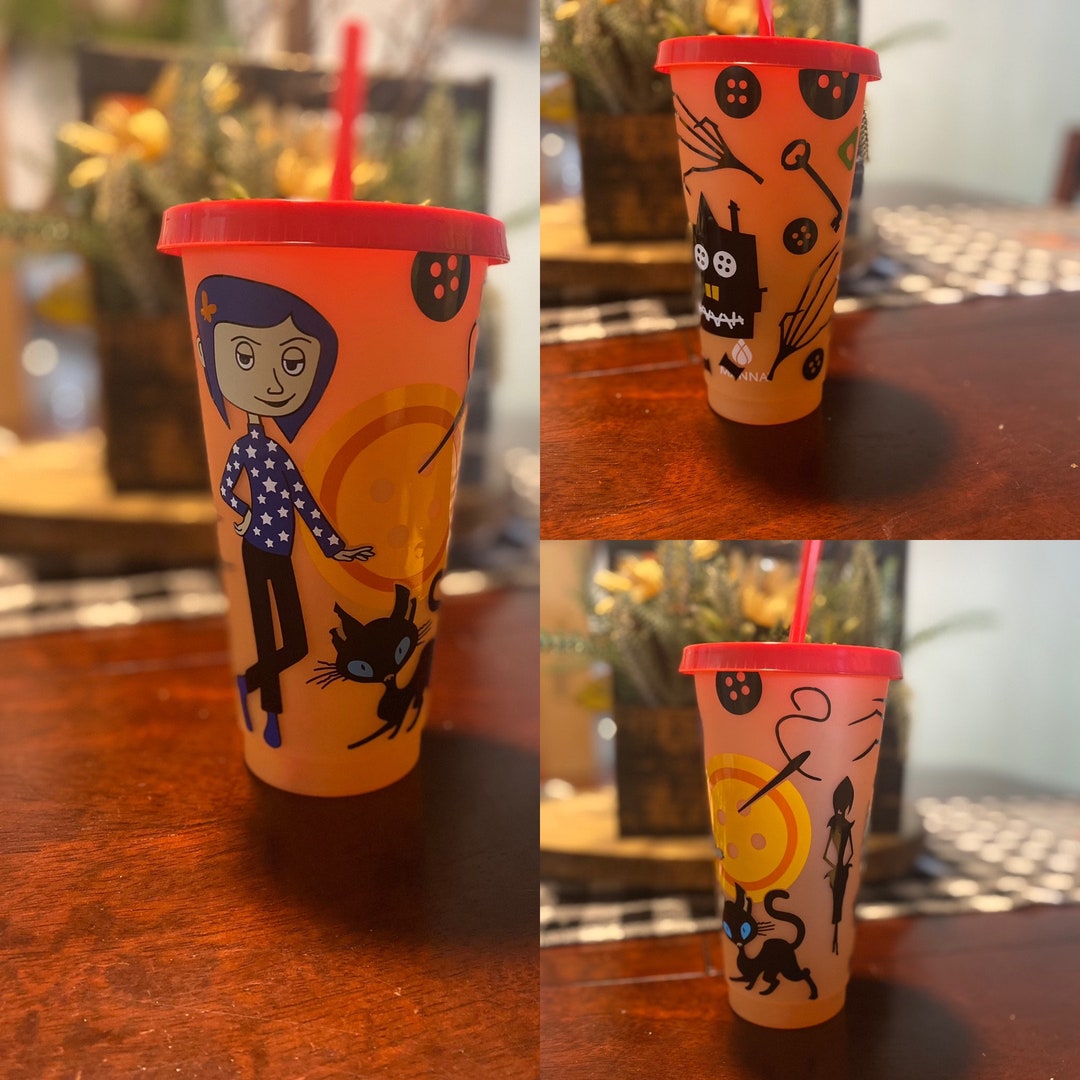 Coraline Starbucks Color Changing Cold Cup - Etsy