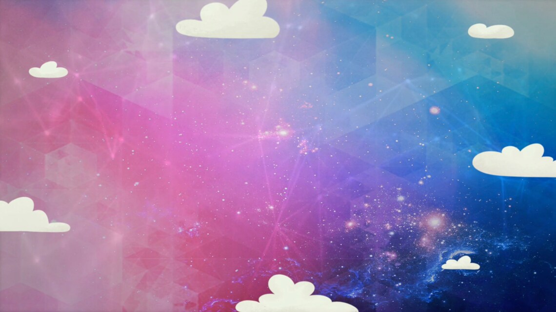 Cute Animated White Clouds Overlay - Creamy Color - Etsy