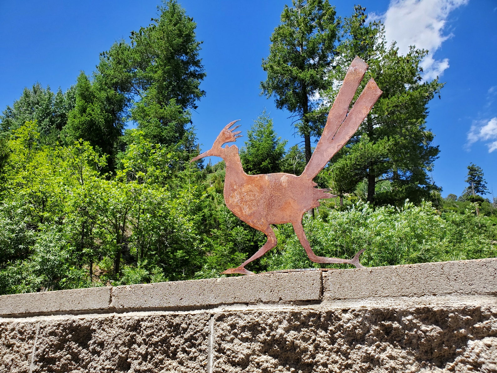 Metal Roadrunner / Yard Art / Handmade Sculpture / Southwest Desert ...