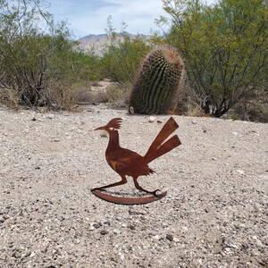 Metal Roadrunner / Yard Art / Handmade Sculpture / Southwest Desert ...