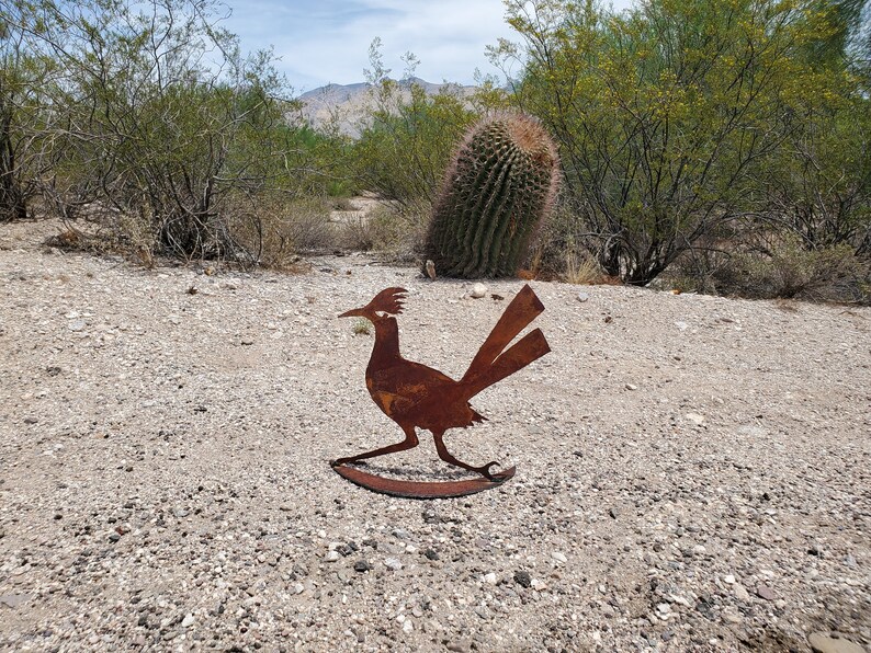 Metal Roadrunner / Yard Art / Handmade Sculpture / Southwest Desert ...