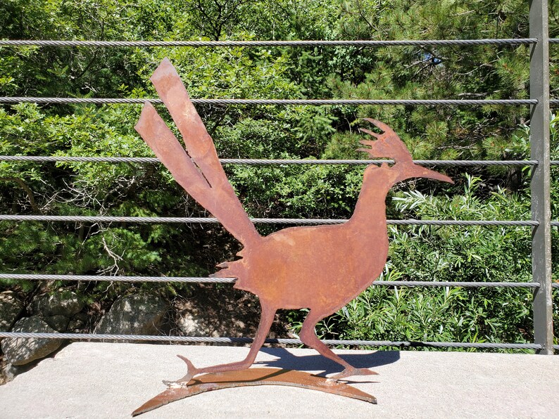 Metal Roadrunner / Yard Art / Handmade Sculpture / Southwest Desert ...