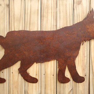 Metal Bobcat/wall Art/southwest Desert/metal Art/handmade Gift / Yard ...