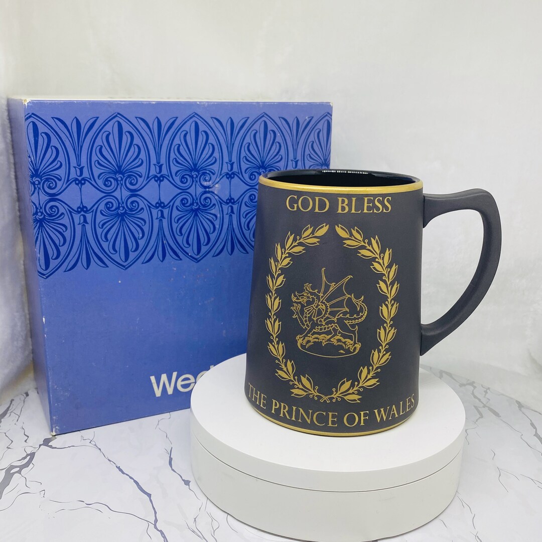 Wedgwood Black Basalt Prince of Wales Mug, With Original Box - Etsy