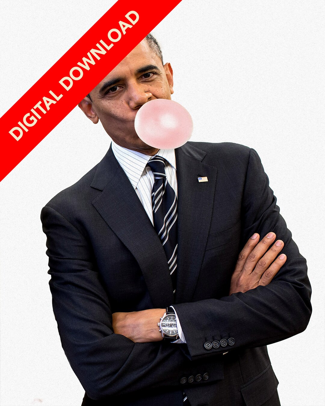 Digital Download of President Barack Obama Bubble Gum Pop Art ...