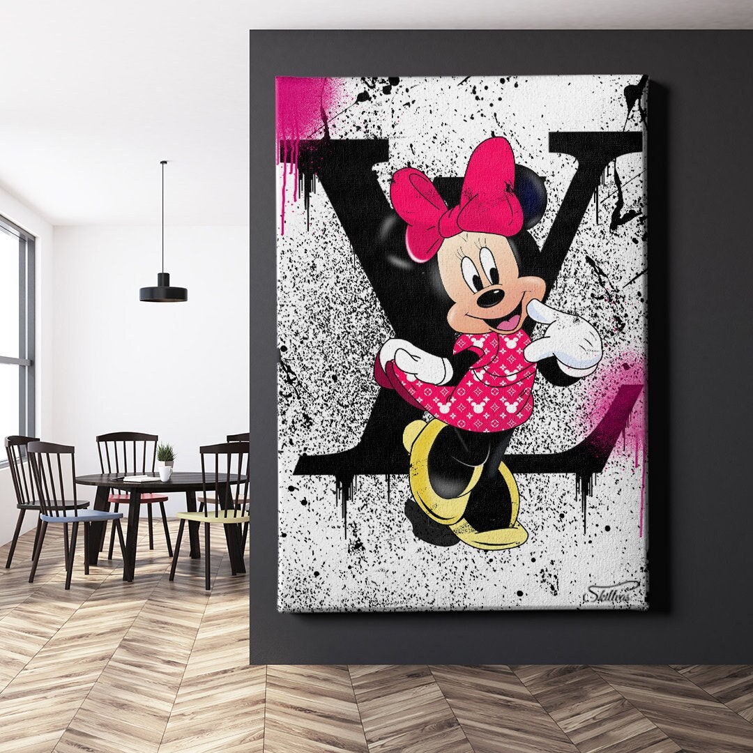 Mini Mouse Canvas Picture Mini Mouse Disney Poster XXL Image High ...