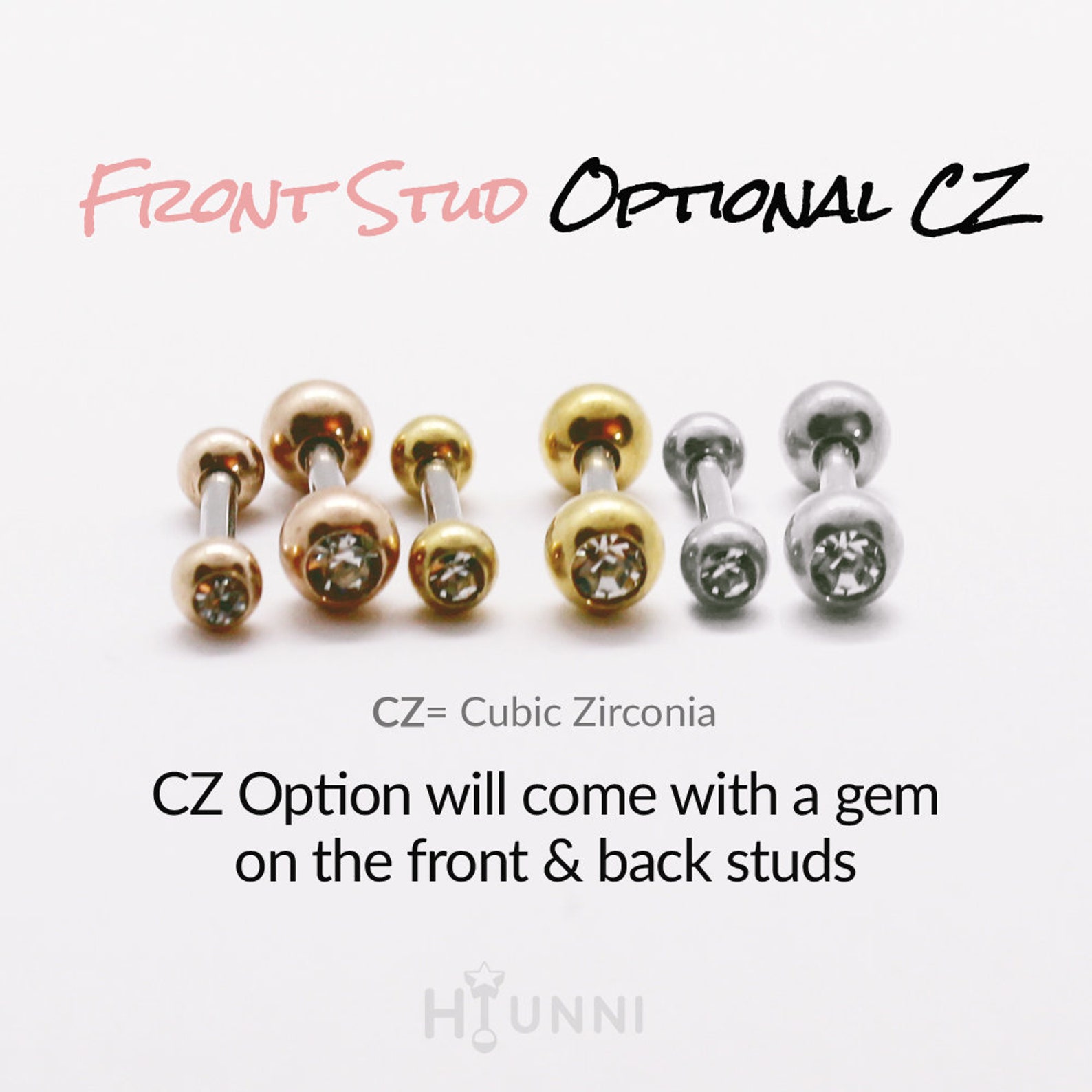 16g 14g Star Chain Industrial Piercing Earring Double Chain 2 - Etsy