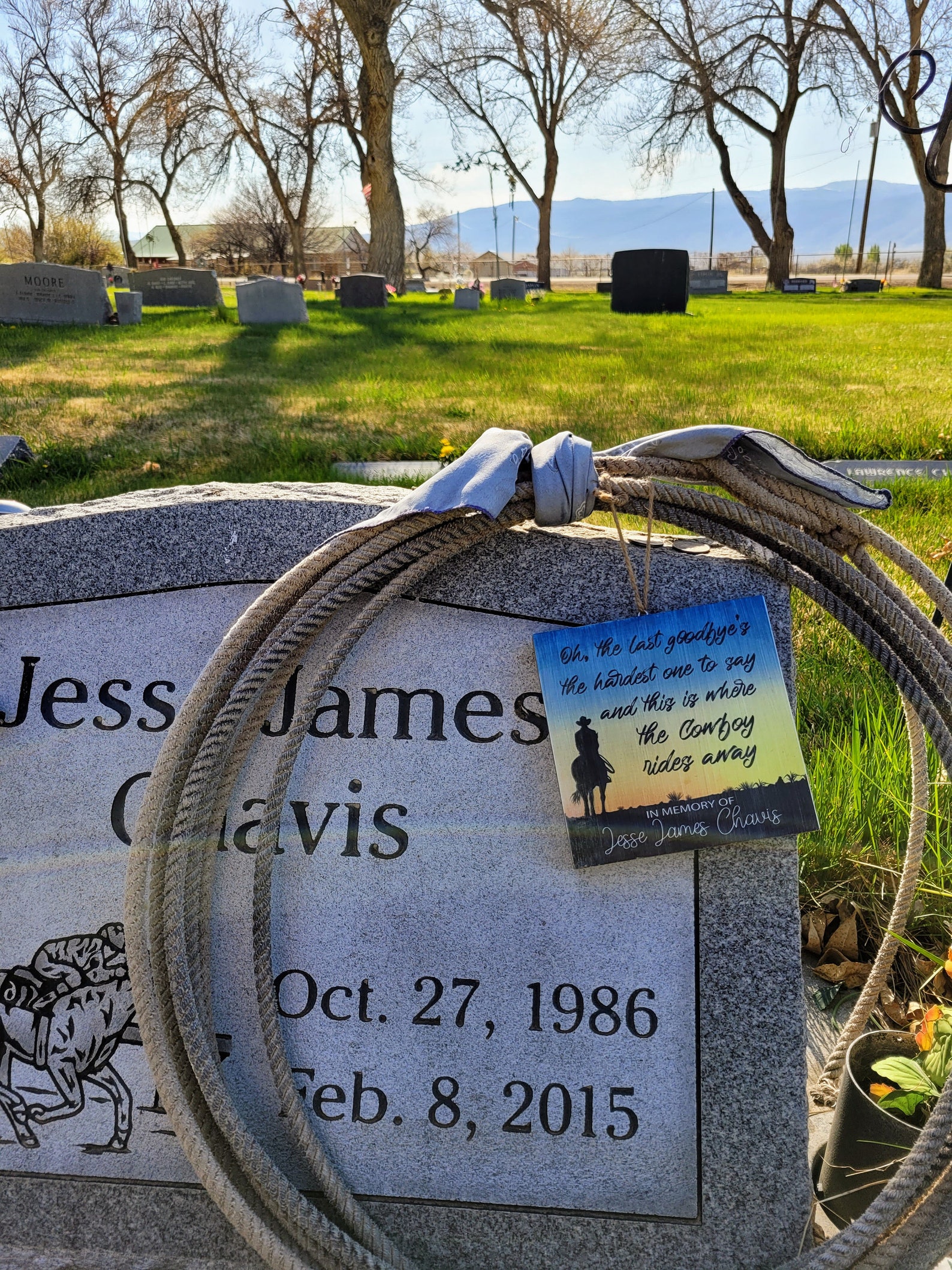 Memorial Day Grave Decoration- Western Cowboy Memorial - Etsy