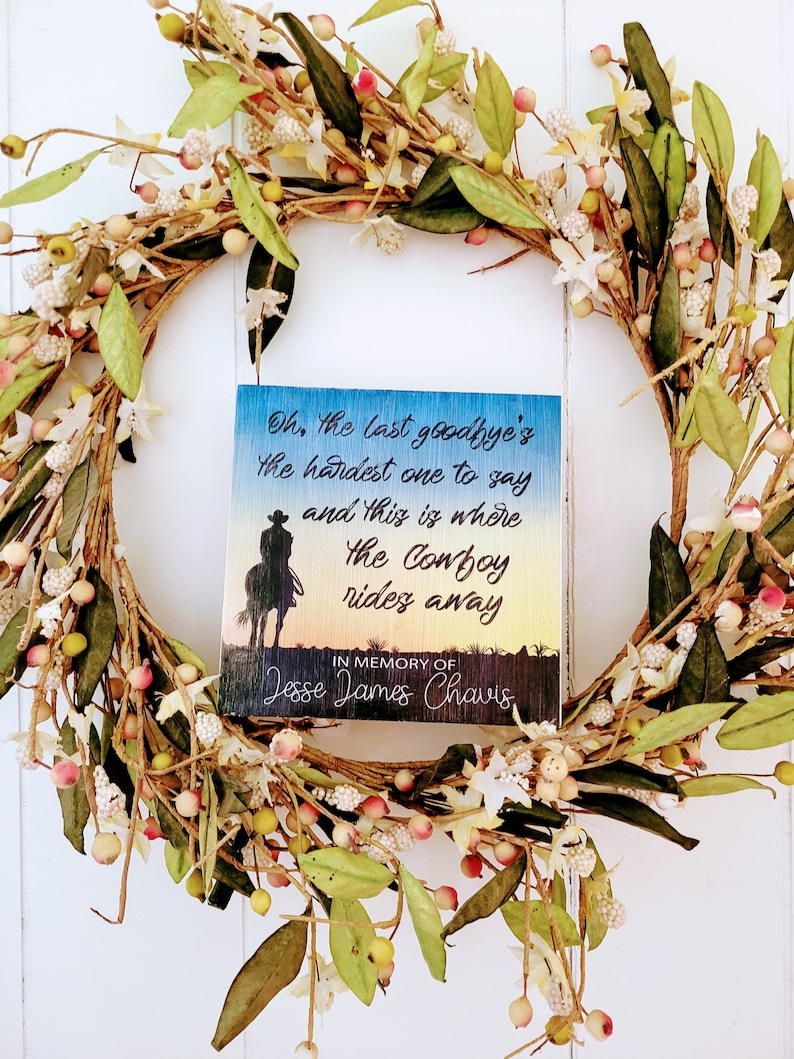 Memorial Day Grave Decoration- Western Cowboy Memorial - Etsy