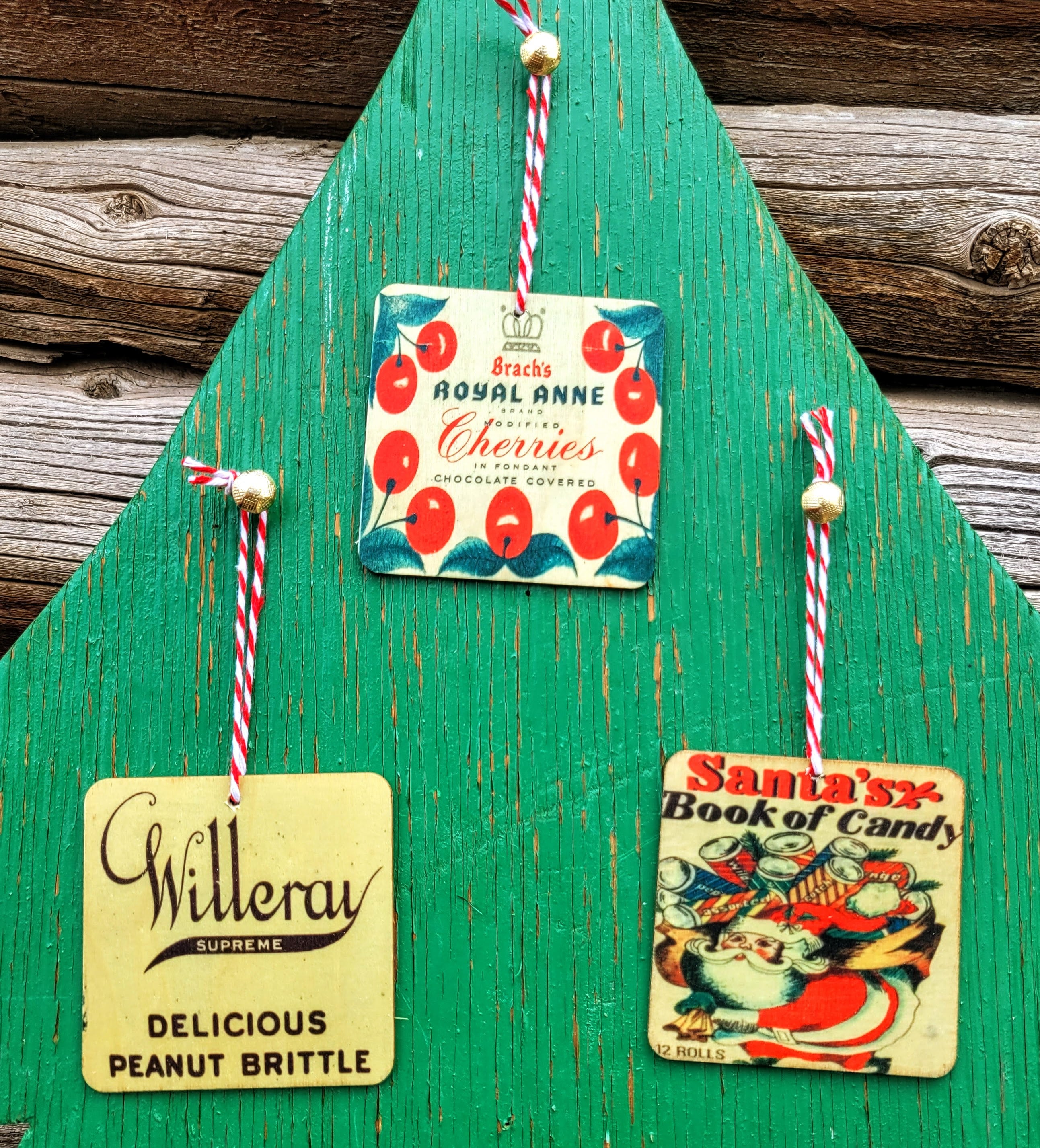 Christmas Ornaments Vintage Christmas Candy Retro Christmas - Etsy