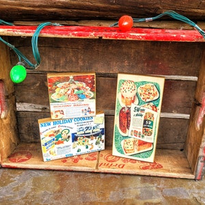 Vintage Christmas Baking Ad Wood Blocks- Christmas Decor- Holiday ...