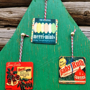 Christmas Ornaments- Vintage Christmas Candy- Retro Christmas Candy ...
